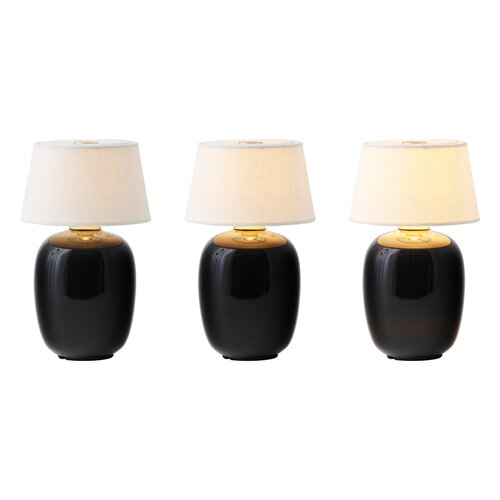 Audo Copenhagen Torso Portable table lamp, black | Finnish Design Shop