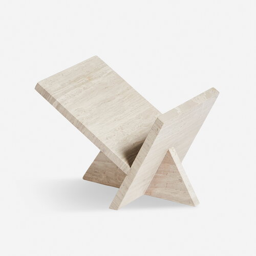 Woud Mountain paperweight, grey travertine | Finnish Design Shop