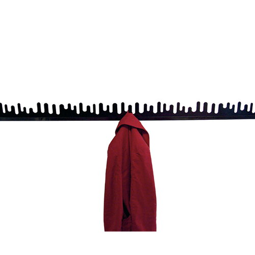 Wave hanger, 2-pack, black | Finnish Design Shop