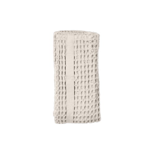 The Organic Company Big Waffle hand towel, stone | Finnish Design Shop