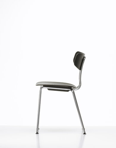 Vitra Moca chair, dark stained oak - chrome | Finnish Design Shop UK
