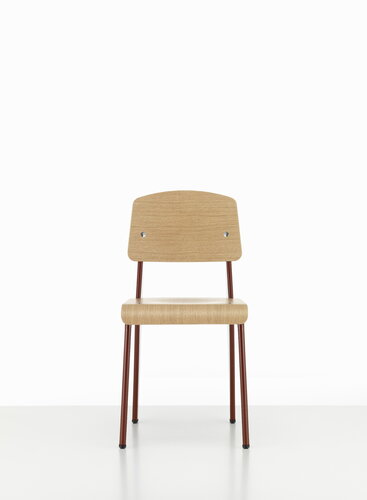 Vitra Standard chair, Japanese red - oak | Finnish Design Shop UK