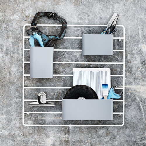 String Furniture String organizers, 3-pack, black | Finnish Design Shop