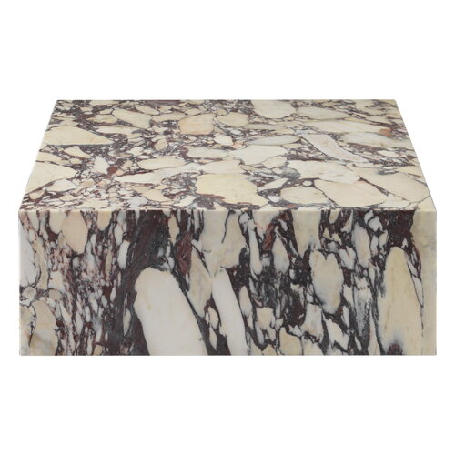 Audo Copenhagen Plinth Grand table, Calacatta Viola marble | Finnish ...