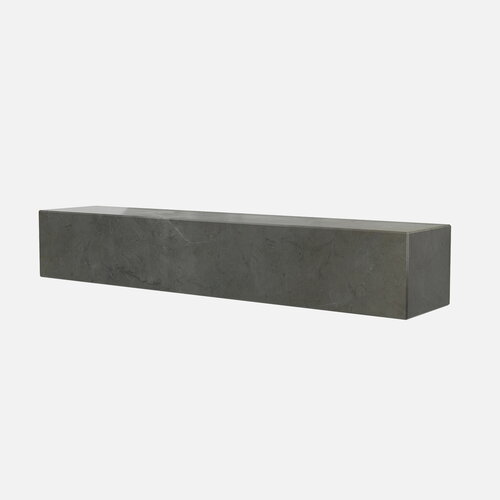Audo Copenhagen Plinth shelf, grey Kendzo marble | Finnish Design Shop