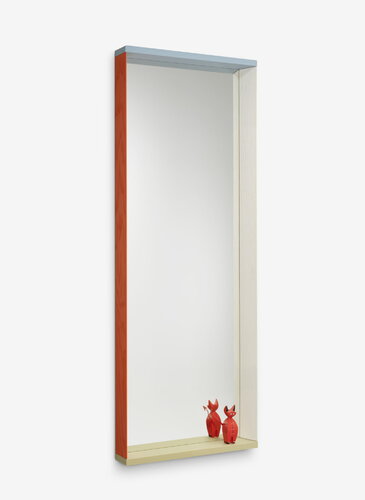 Vitra Colour Frame mirror, large, blue - orange | Finnish Design Shop