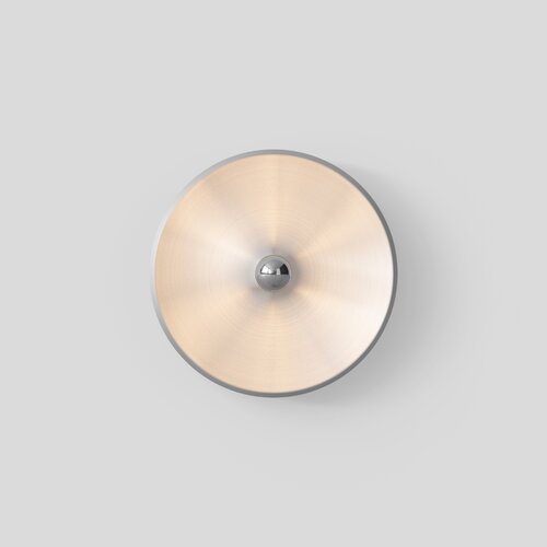 Astep Model 262 wall/ceiling lamp, satinated aluminium | Finnish Design ...