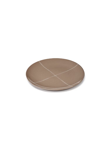 Serax Zuma dinner plate, M, 28 cm, sienna | Finnish Design Shop