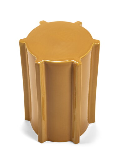 Serax Pawn Geometrical side table, 45,4 cm, ochre | Finnish Design Shop