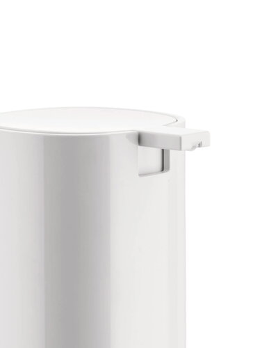 Alessi Birillo liquid soap dispenser, 13,5 cm, white | Finnish Design Shop