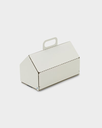 Pedestal Cable House cable management box, pearl | Finnish Design Shop UK
