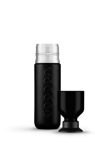 Dopper drinking bottle 0,35 L, insulated, blazing black | Finnish ...