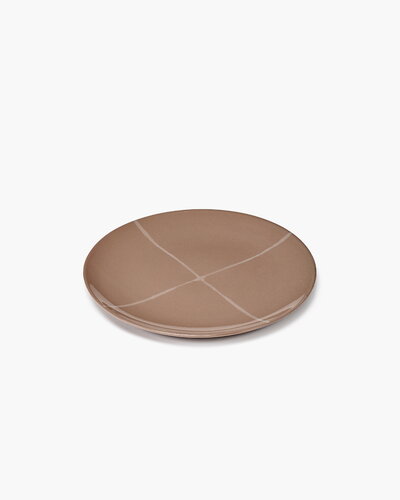 Serax Zuma dinner plate, M, 28 cm, sienna | Finnish Design Shop
