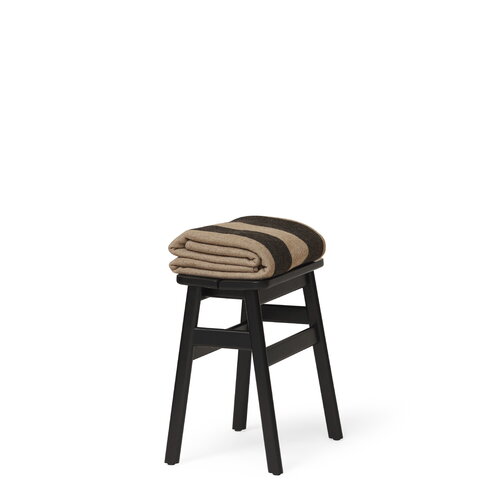 Form & Refine Angle stool, 45 cm, black stained beech | Finnish Design Shop
