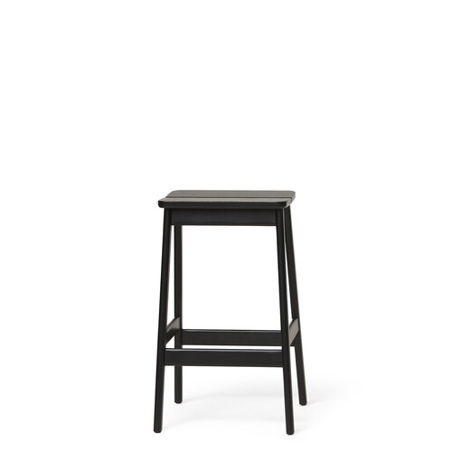 Form & Refine Angle bar stool, 65 cm, black stained beech | Finnish ...