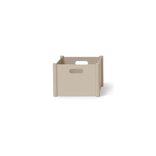 Form & Refine Pillar storage box, medium, warm grey | Finnish Design Shop