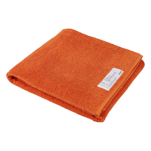 Frama Heavy Towel bath sheet, burned orange | Finnish Design Shop