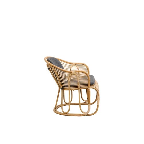 Sika-Design Swing Loungesessel, Naturrattan - Dunkelgrau | Finnish ...