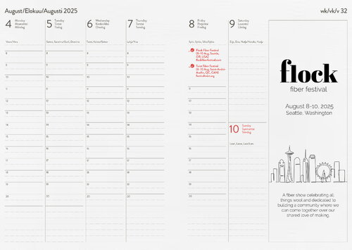 Laine Publishing Knitter’s Year 2025 calendar | Finnish Design Shop