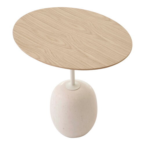 &Tradition Lato LN9 coffee table, oak - Cream Diva marble | Finnish ...