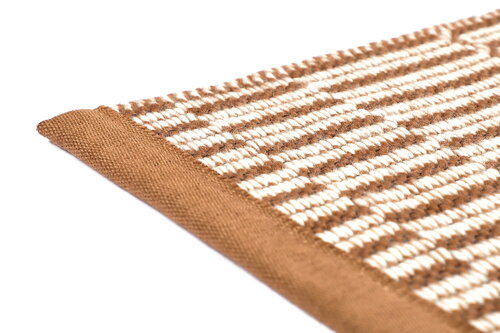 VM Carpet Duo Latua rug, white - copper | Finnish Design Shop