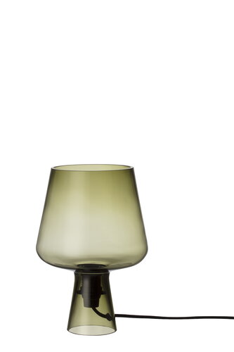 Iittala Leimu table lamp 24 cm, moss green | Finnish Design Shop NL