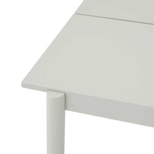 Muuto Linear Steel table, 140 x 75 cm, grey | Finnish Design Shop