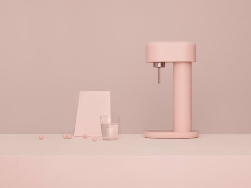 Mysoda Ruby 2 Sprudelwasserbereiter, Rosa | Finnish Design Shop