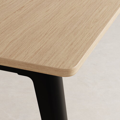 TIPTOE New Modern table 220 x 95 cm, oak - graphite black | Finnish ...