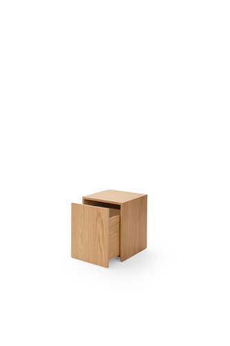 New Works Mass side table with drawer, oak | Finnish Design Shop