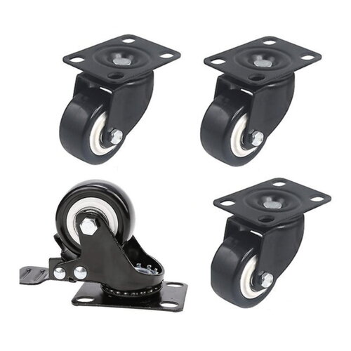 Nofred Cube wheels for storage box, set of 4, black | Finnish Design Shop