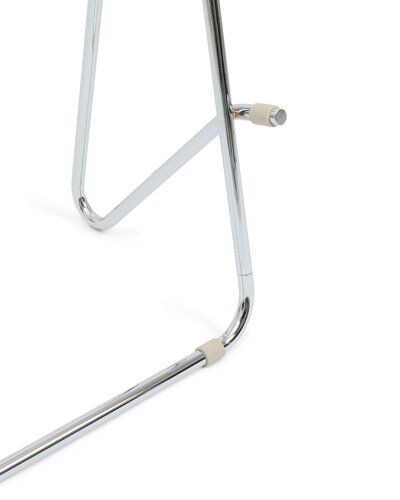 Pedestal Bloom TV stand, chrome | Finnish Design Shop