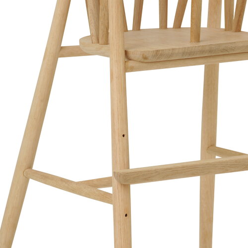 Oaklings Saga high chair, oak | Finnish Design Shop