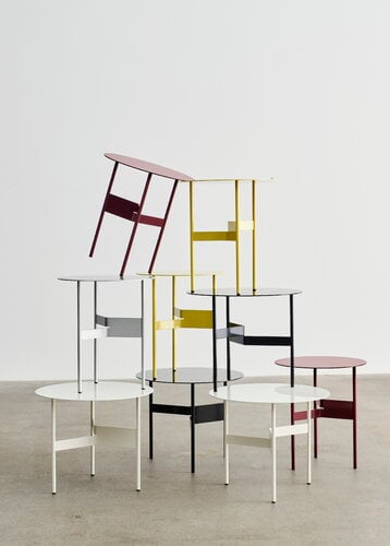 HAY Shim coffee table, diam. 54 cm, h. 44 cm, eggshell | Finnish Design ...