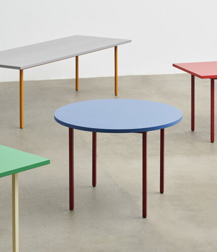 HAY Two-Colour table, 160 x 82 cm, ivory - green mint | Finnish Design Shop