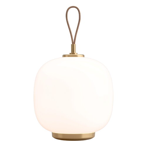 Louis Poulsen VL45 Radiohus portable lamp, brass - pale rose | Finnish ...
