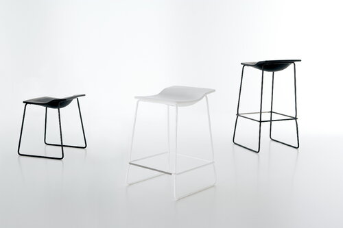 Viccarbe Last Minute stool, medium, black | Finnish Design Shop
