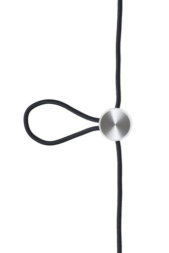 Le Klint Cord Adjuster, white - steel | Finnish Design Shop