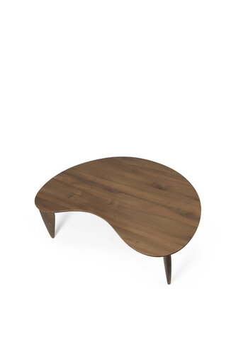 Ferm Living Feve coffee table, walnut | Finnish Design Shop UK