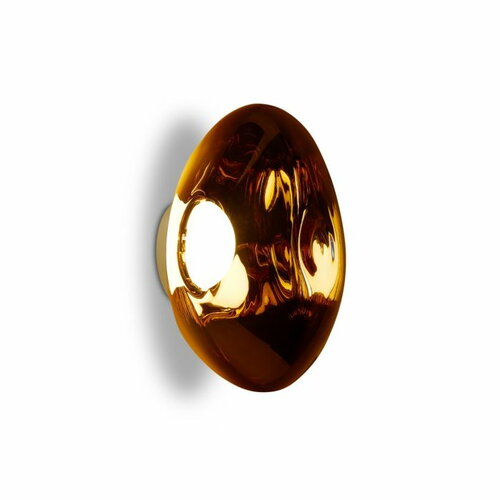 Tom Dixon Melt Surface LED wall lamp, gold | Finnish Design Shop