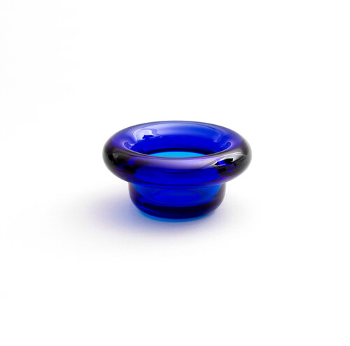 Nedre Foss Sirkel tealight holder, cobalt blue | Finnish Design Shop