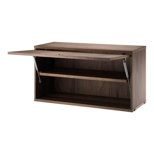 String Furniture String cabinet with flip door, 78 x 30 cm, walnut ...