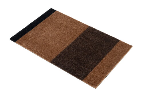 Tica Copenhagen Stripes horizontal rug, 40 x 60 cm, cognac - d.brown ...