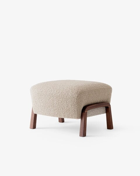 &Tradition Wulff ATD2 lounge chair and ATD3 pouf, Karakorum 003 ...