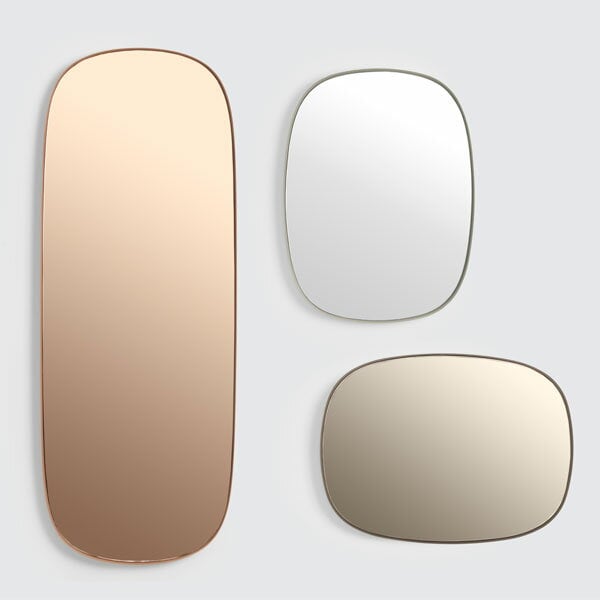 Muuto Framed mirror, small, rose | Finnish Design Shop