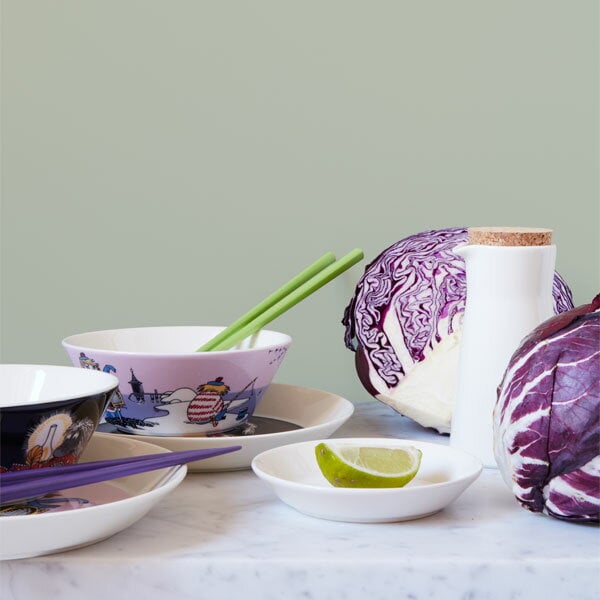 Moomin Arabia Moomin bowl, Ancestor, black | Finnish Design Shop