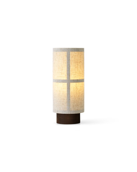 Audo Copenhagen Hashira portable table lamp, raw linen | Finnish Design ...