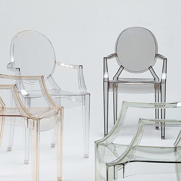 Kartell Chaise Louis Ghost, transparent | Finnish Design Shop