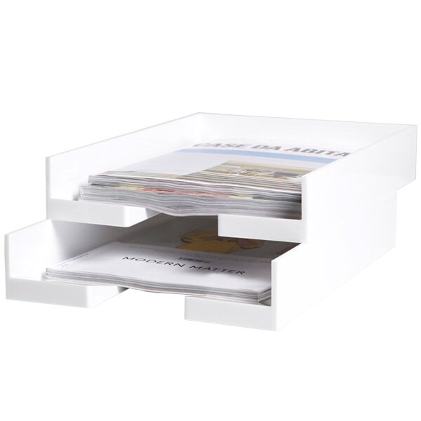 Palaset Document tray, white | Finnish Design Shop