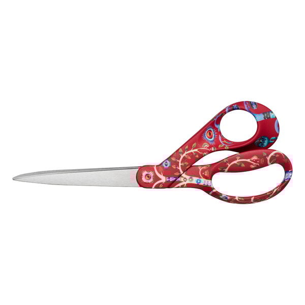 Fiskars x Iittala scissors, Taika red | Finnish Design Shop